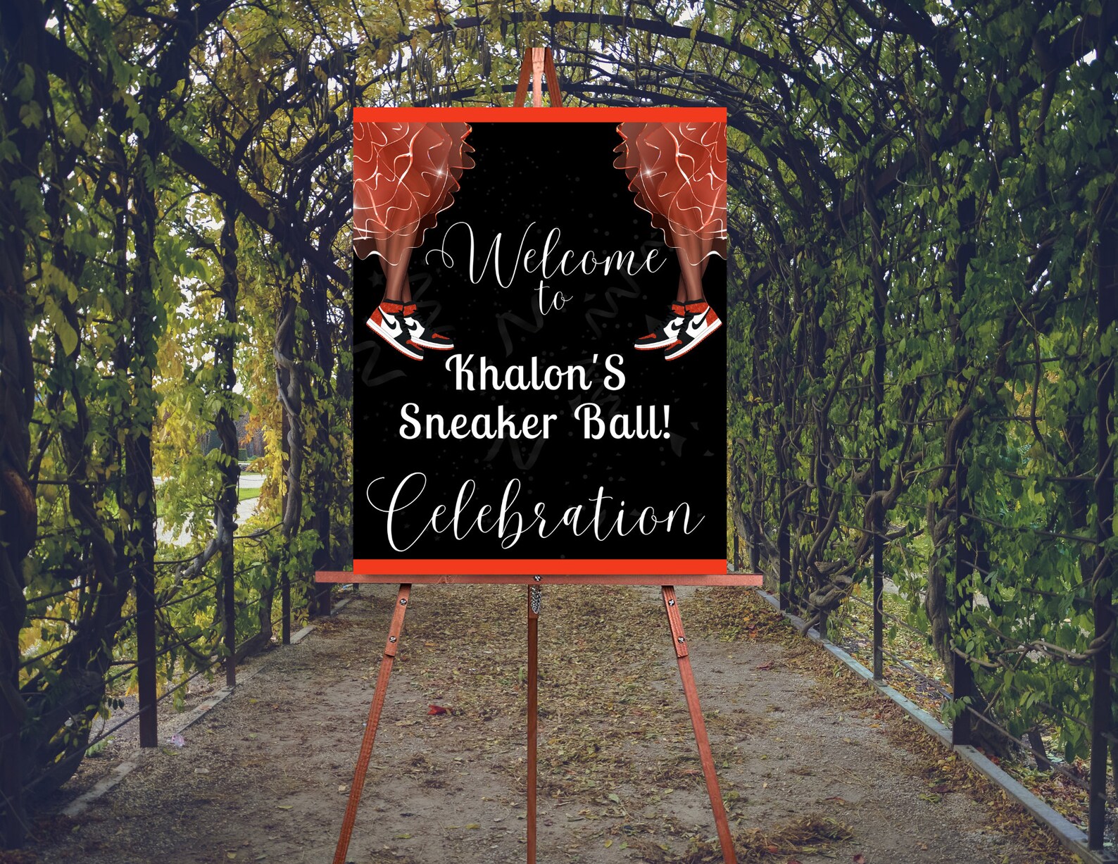 Sneaker Ball Welcome Sign Sneaker Ball Birthday sneaker - Etsy