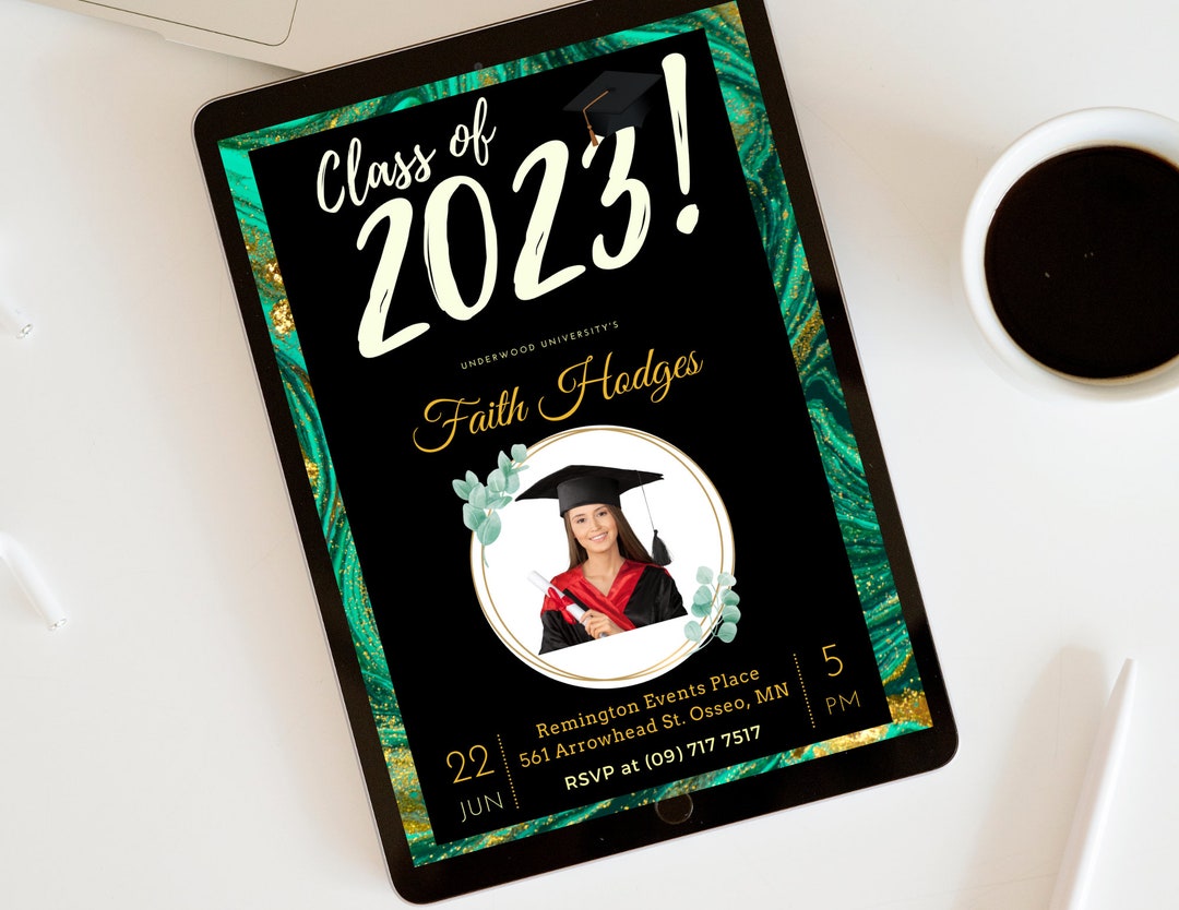 Graduation Invitation Graduation 2023 Invite Grad 2023 Party Class of ...