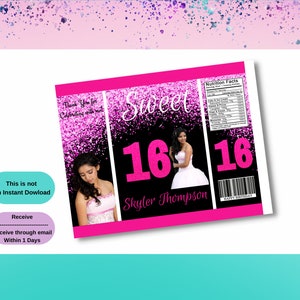 Sweet 16 BUNDLE Treat-sweet 16 Chip Bag-sweet 16 Wrappers - Sweet 16 ...