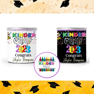 Kinder Pringles 13oz Printable Templates Graduation - Etsy