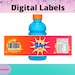 Medkit Labels Pringles 0.67oz -printable Labels INSTANT Download ...