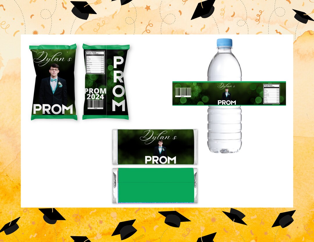 Prom 2025 Treat Bundle- Prom Green - Prom 2025 Chip Bag - Prom 2025 ...