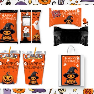 Halloween Bundle Trea - Halloween Chip Bag - Halloween Favors-halloween ...