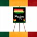 Juneteenth Welcome Sing - Juneteenth Template - Juneteenth Party Favors ...