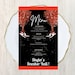 Sneaker Ball Menu , Menu Templates, Birthday Treat Menu Labels, Sneaker ...