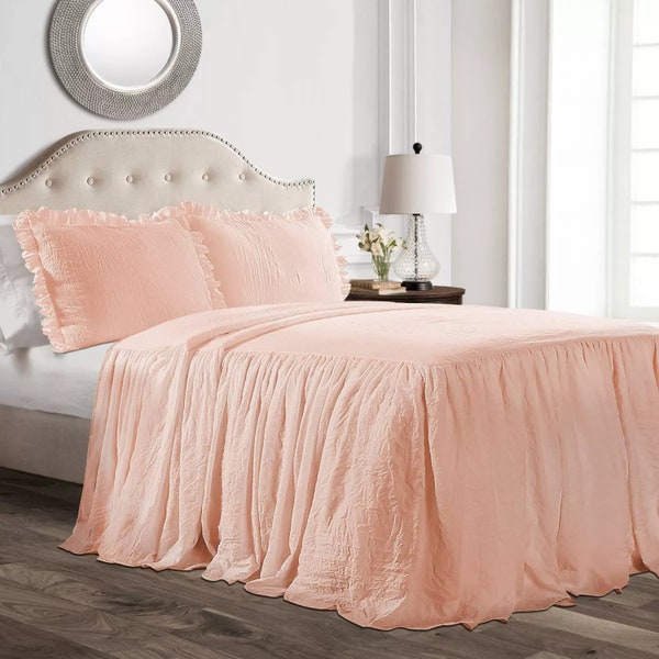 Ruffle Bedspread - Etsy