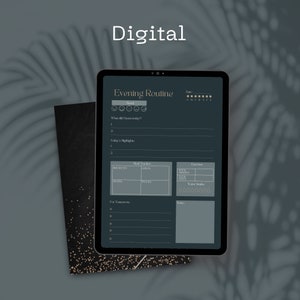 ADHD Digital Daily Planner Dark Mode ADHD Daily Planner - Etsy