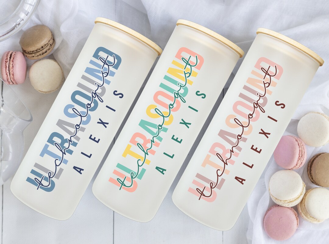 Personalized Ultrasound Tech Gift, Custom Ultrasound Technologist Glass ...