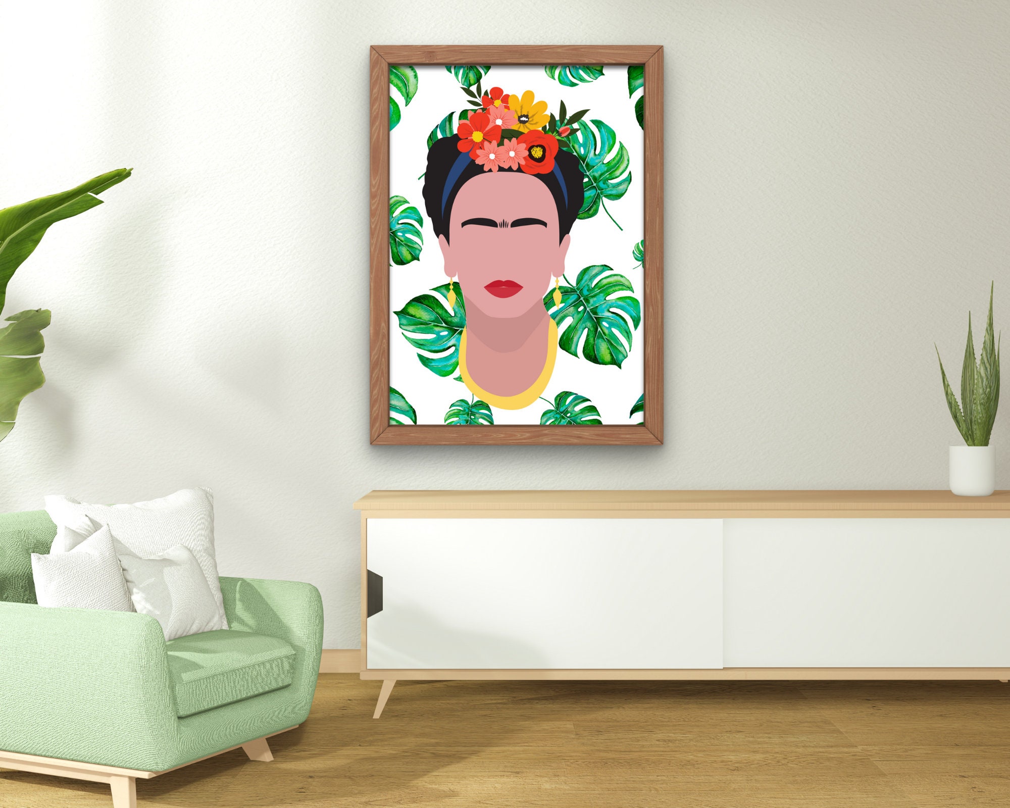 Frida Kahlo Digital Poster A Unique Gift for Art Fans. Art Inspired ...