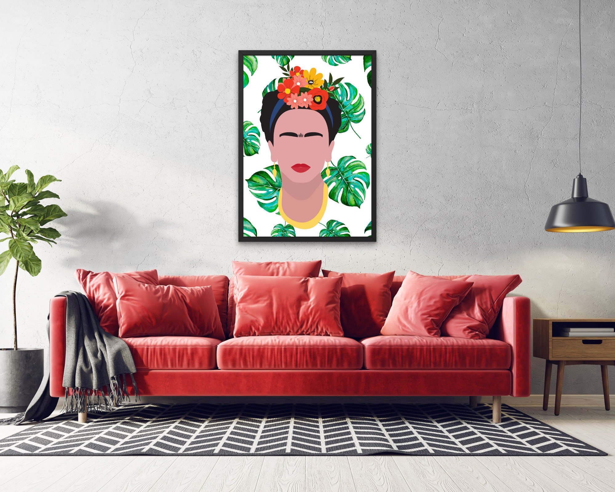 Frida Kahlo Digital Poster A Unique Gift for Art Fans. Art Inspired ...