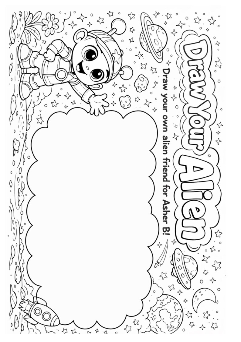 Space Activity Book for Kids Ages 3-6 – 16 Coloring, Mazes, Tracing ...