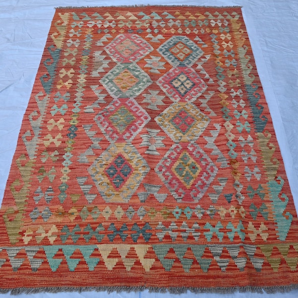 Afghan Kilim Rug - Etsy