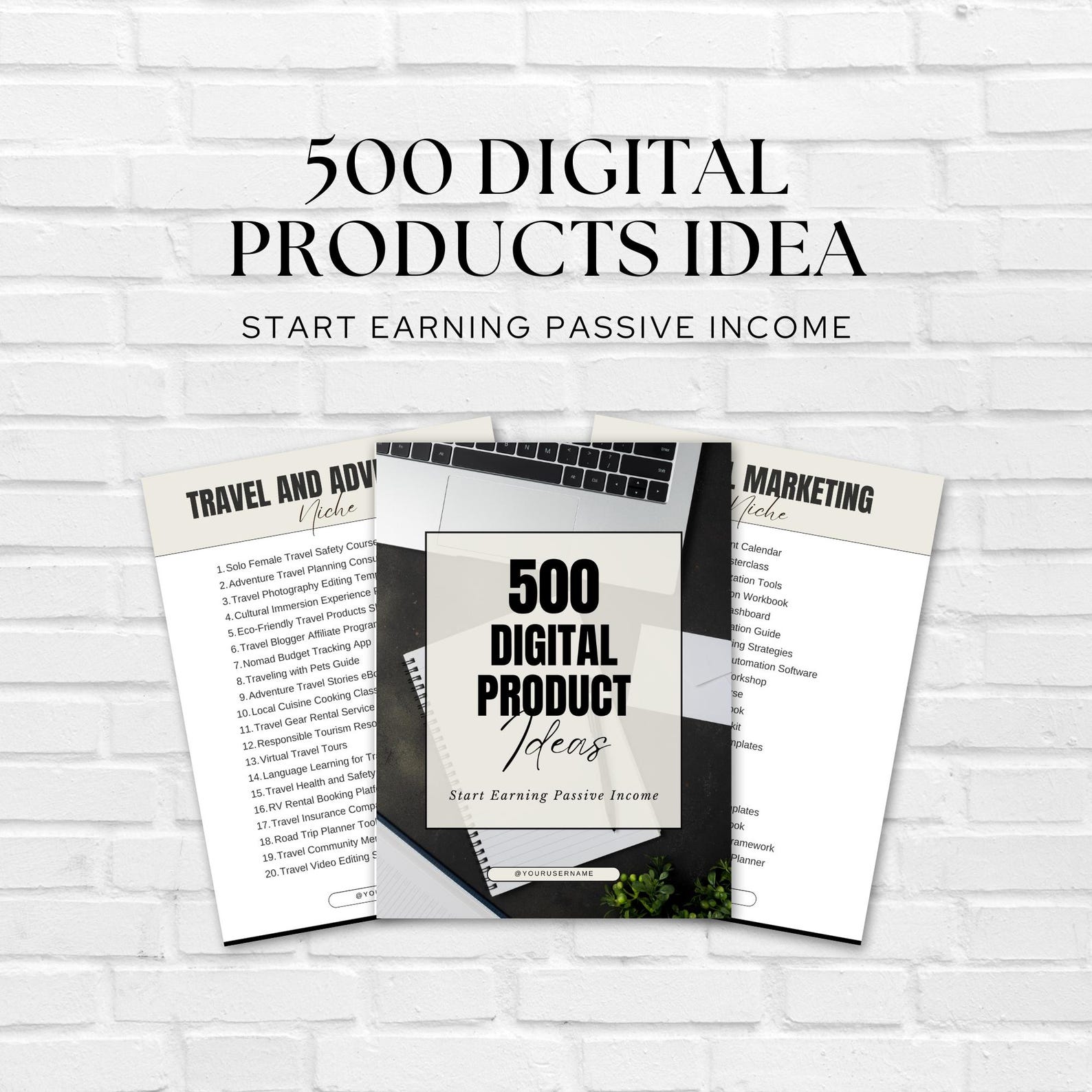 500 Digital Product Ideas for 2026 | Canva Editable Business Ideas ...