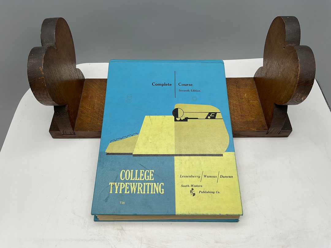 1967 Vintage, College Typewriting Complete Course Manual - Etsy