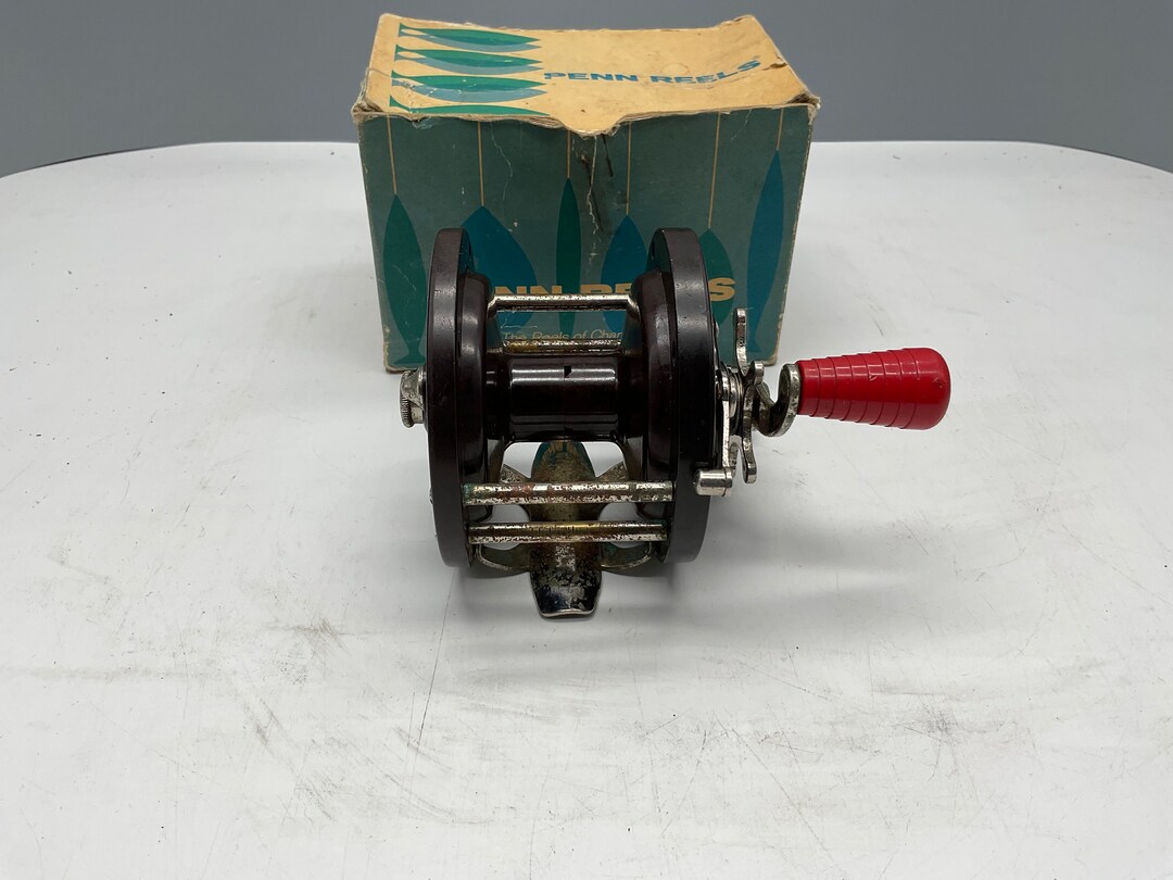 Vintage Penn Sea-boy 85 Saltwater Bakelite Fishing Reel W/ Original Box ...