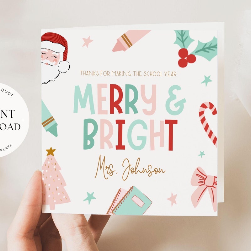 Teacher Thank You Printable - Etsy