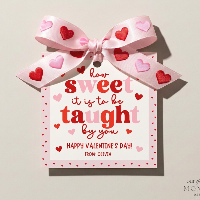 Valentines Sweets Tags - Etsy