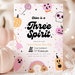 Editable Three Spirit Birthday Invitation Halloween 3rd Birthday Party ...