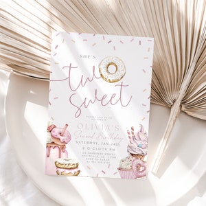 Two Sweet Birthday Bundle Second Birthday Bundle Two Sweet Birthday ...