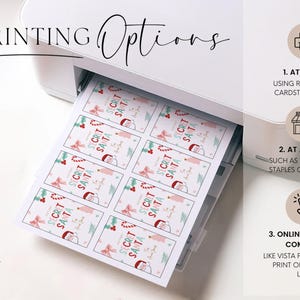 Editable Secret Santa Gift Tag Template Printable Present Tags Santa ...