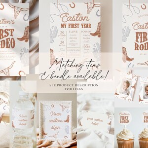 Editable Third Rodeo Birthday Invitation Boy Rodeo 3rd Birthday Invite ...