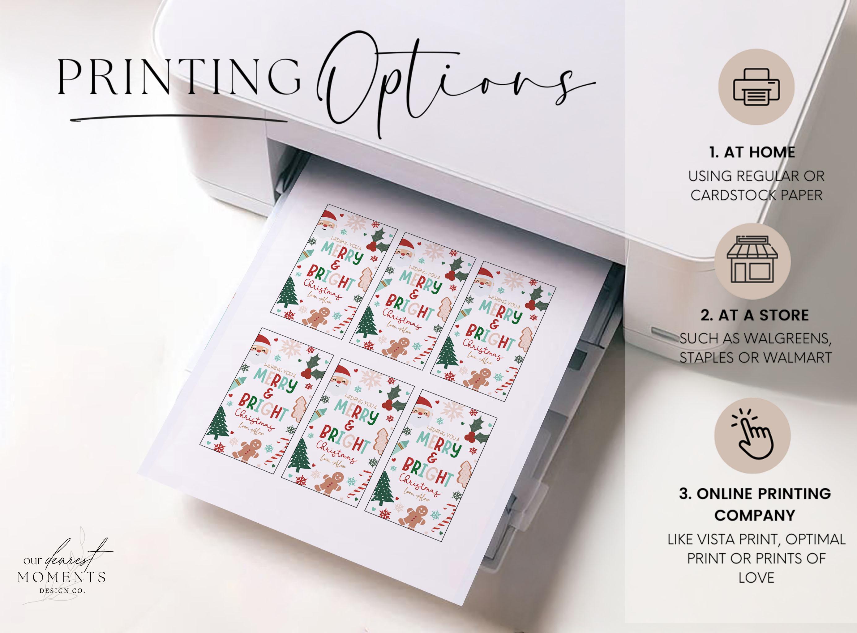 Editable Thank You Kids School Christmas Gift Tag Template Printable ...