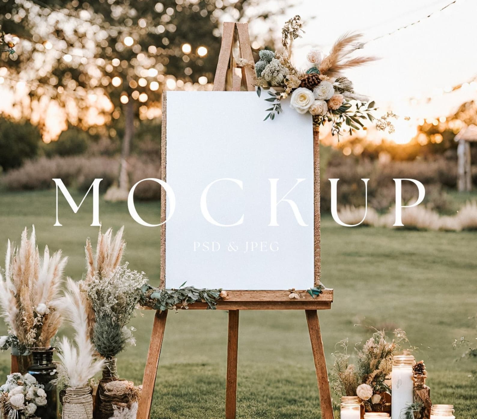 Sign Mockup Wedding Sign Mock up Wedding Welcome Sign Mockup Boho ...