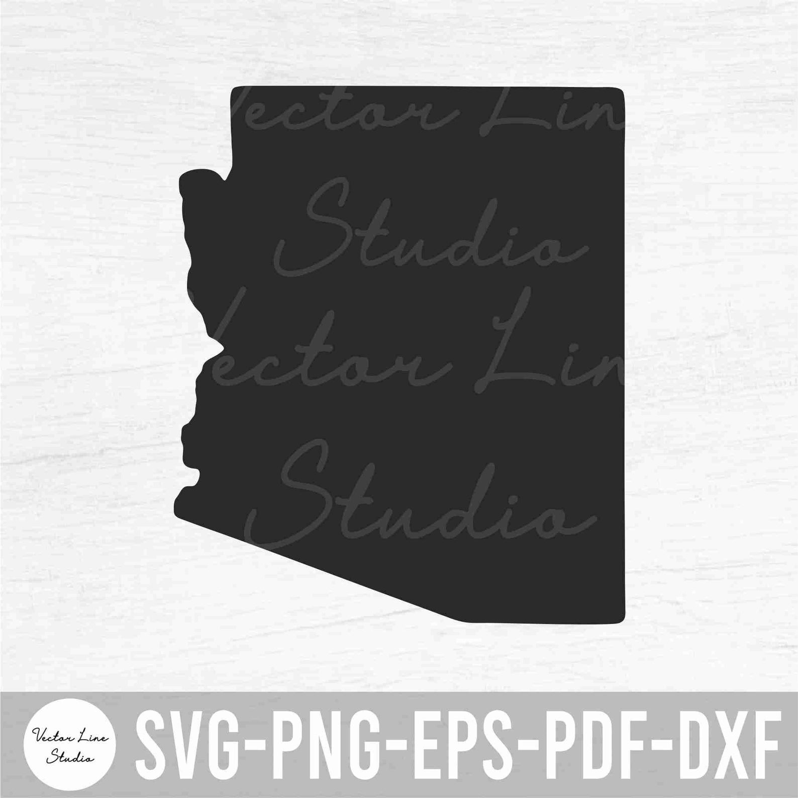 Arizona State Silhouette - Instant Digital Download - Svg, Png, Eps ...