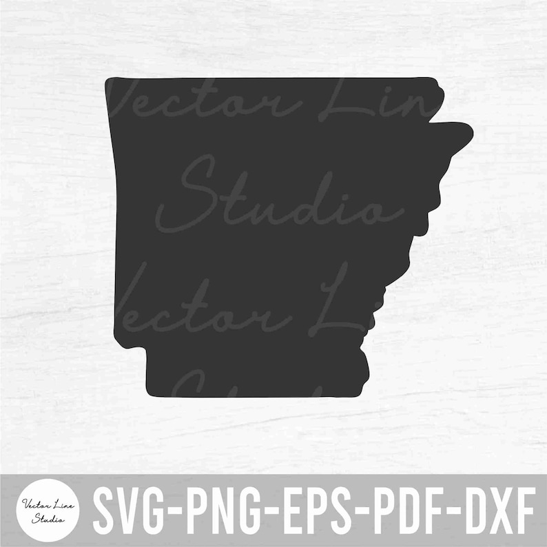 Arkansas State Silhouette - Instant Digital Download - Svg, Png, Eps ...
