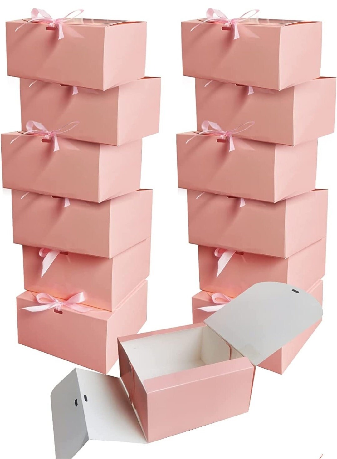 Set of 12pack Gift Boxes With Lids,gift Boxes With Ribbon,bridesmaid ...