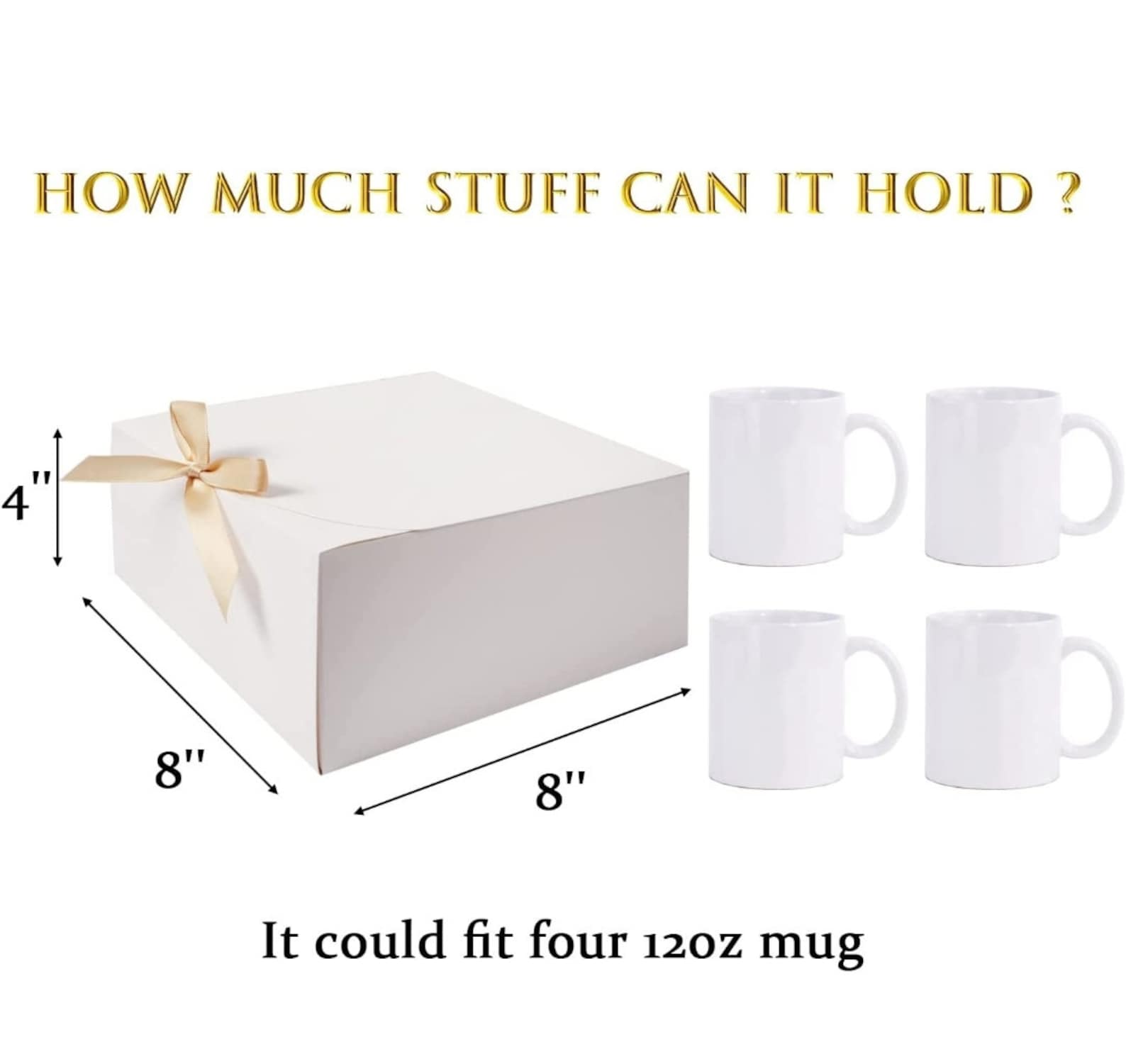 Set of 12pack Gift Boxes With Lids,gift Boxes With Ribbon,bridesmaid ...