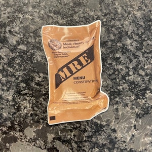 MRE meal Ready to Eat Funny Military Sticker - Etsy