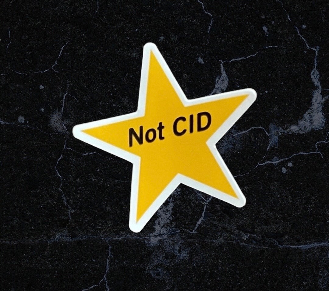 Not CID. Funny Military Sticker. - Etsy