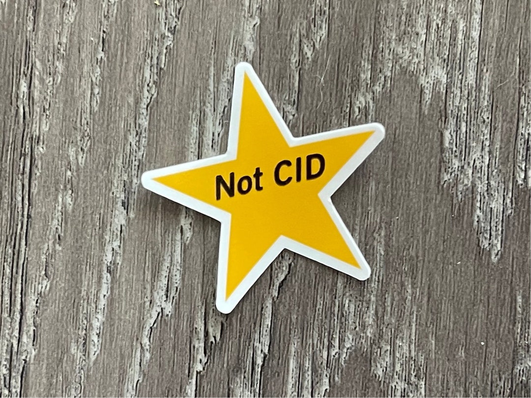 Not CID. Funny Military Sticker. - Etsy