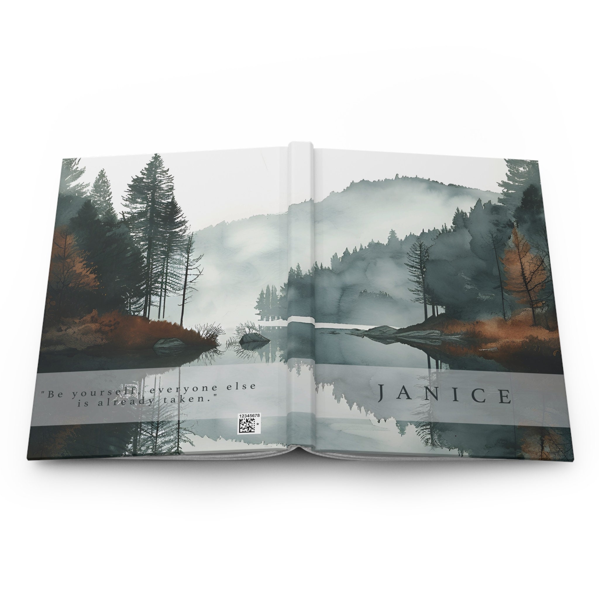 Personalized Mountain View Journal Custom Travel Notebook Custom ...