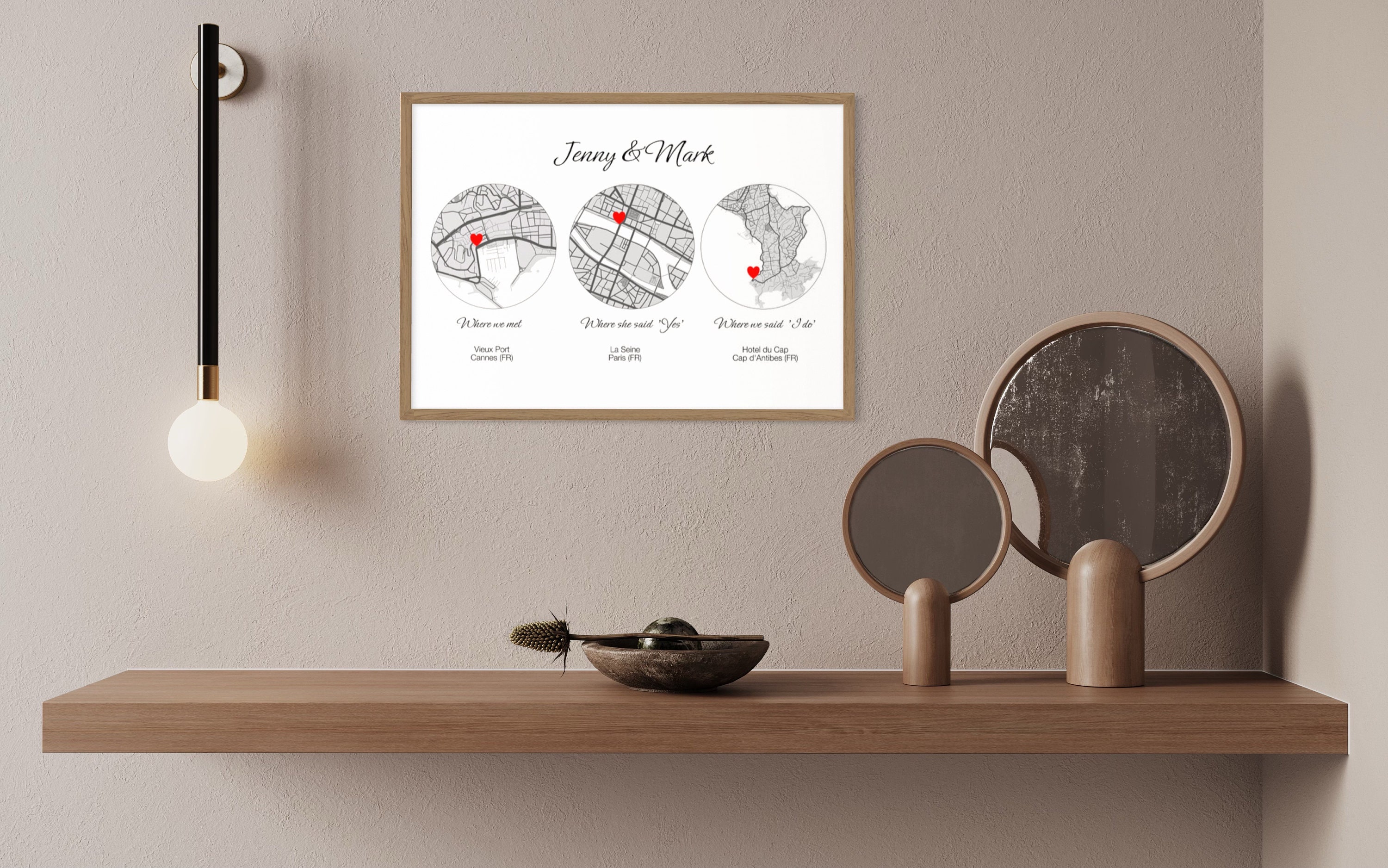 Personalised Map Print Met Engaged Wedding Map Custom Location Anniversary Minimal Custom Map 6981