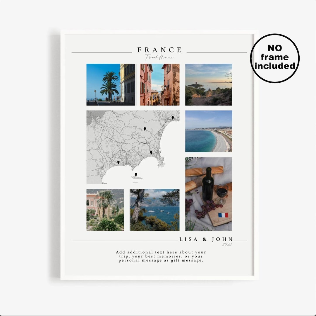 Personalized Travel Memories, Custom Travel Poster, Adventure Wall Art ...