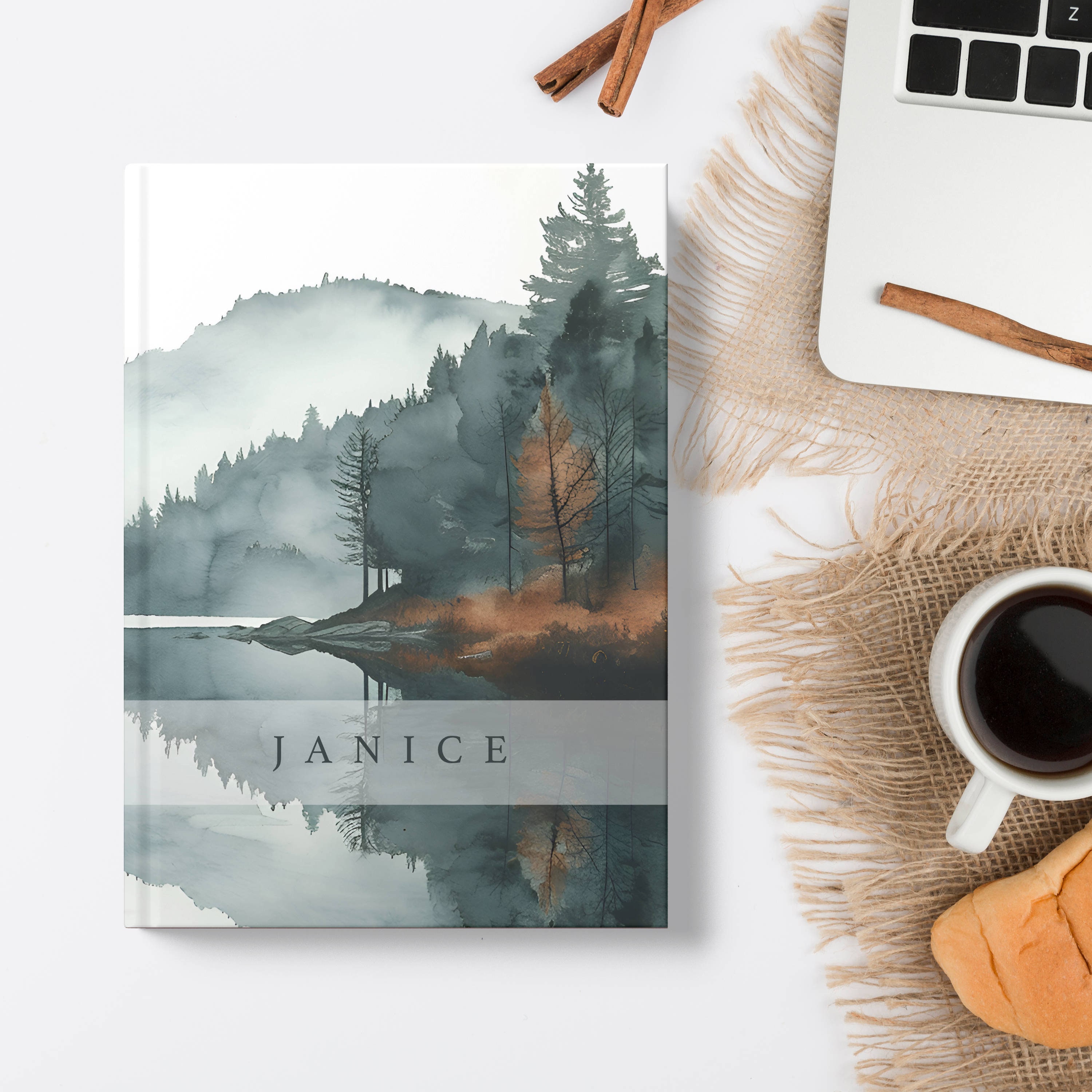 Personalized Mountain View Journal Custom Travel Notebook Custom ...