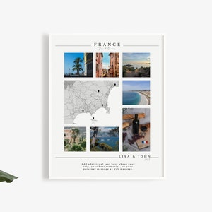 Personalized Travel Memories, Custom Travel Poster, Adventure Wall Art ...