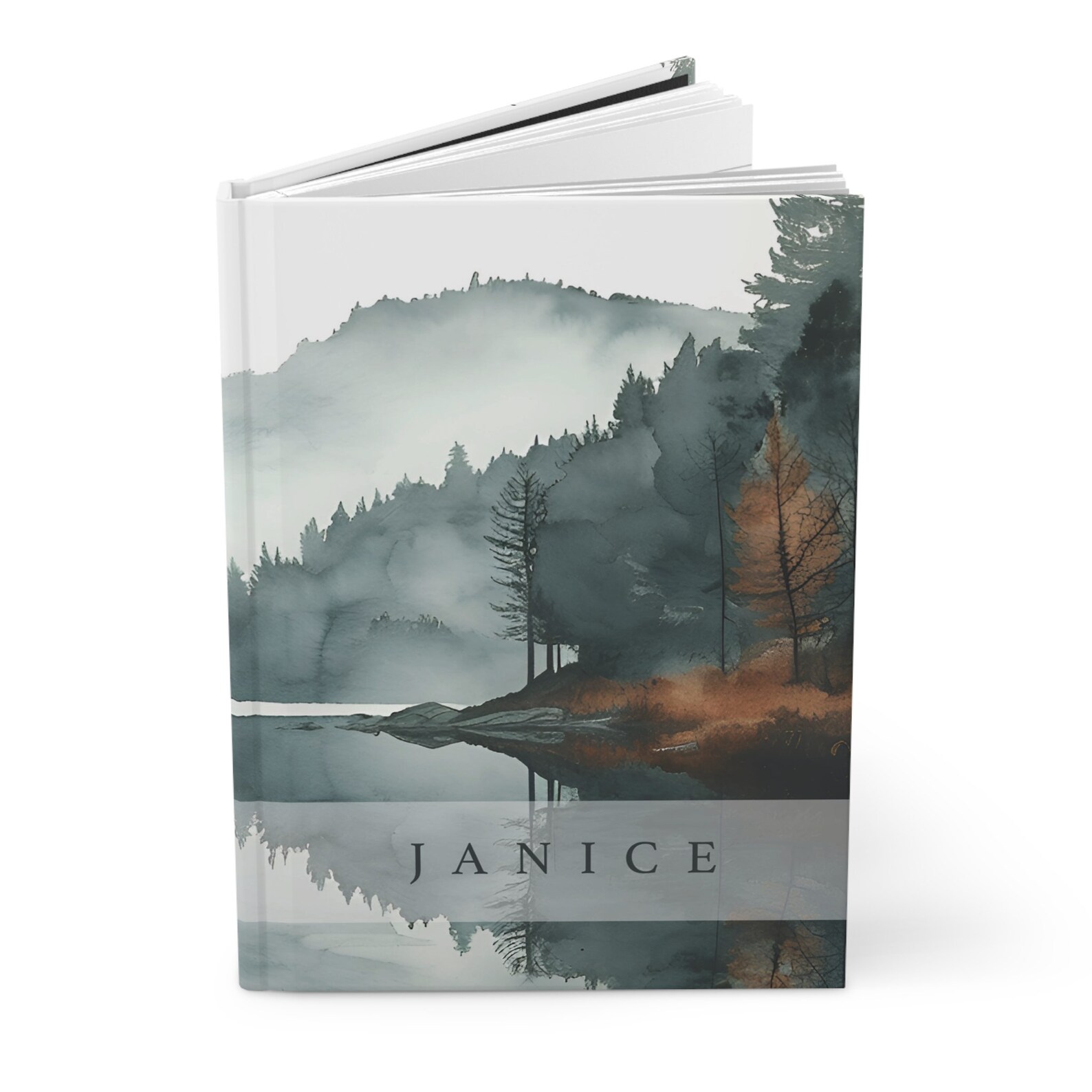 Personalized Mountain View Journal Custom Travel Notebook Custom ...