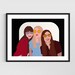 Best Friends Custom Faceless Minimalist Portrait, ASAP, Digital ...