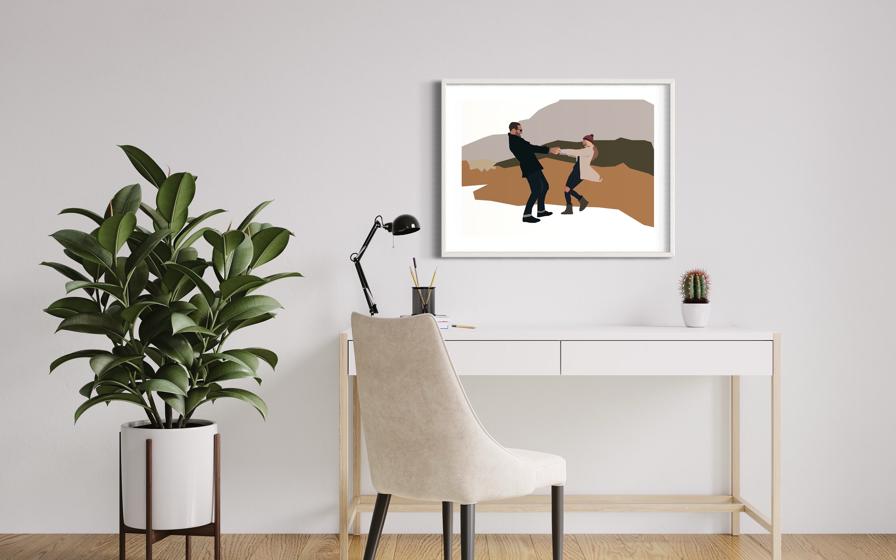 Custom Digital Faceless Portrait Custom Personalised Photo - Etsy