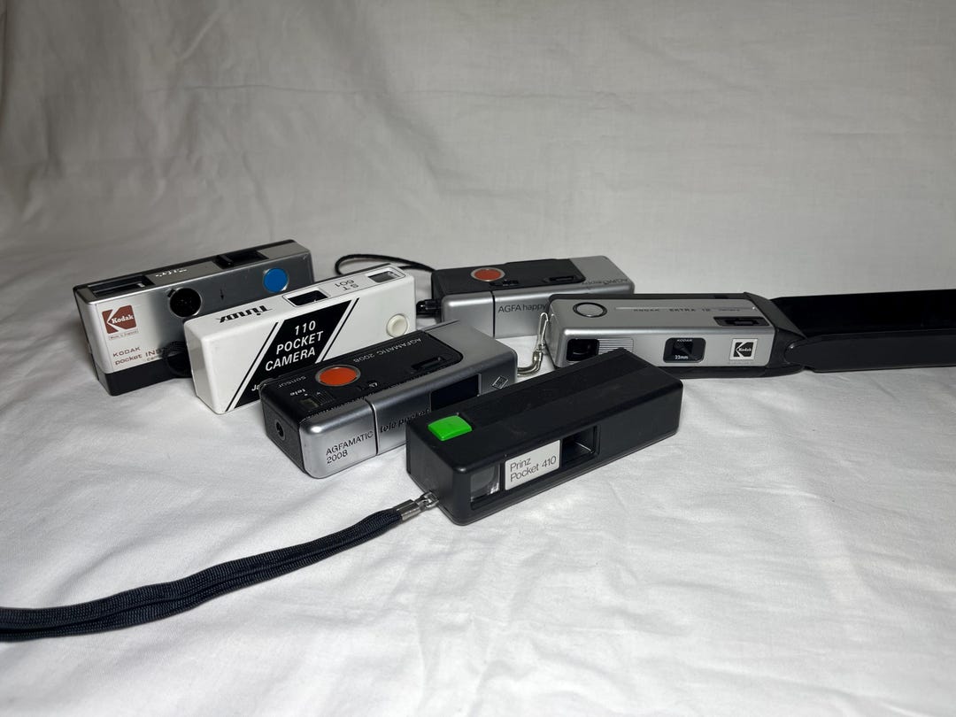 Vintage Basic Pocket Cameras for 110 Film | Mixed Brands | All Working ...