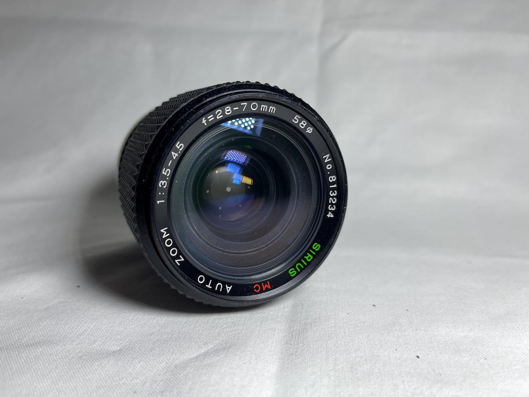 Sirius MC Auto Zoom 28-70mm Vintage Zoom Lens M42 and K-mount Available ...