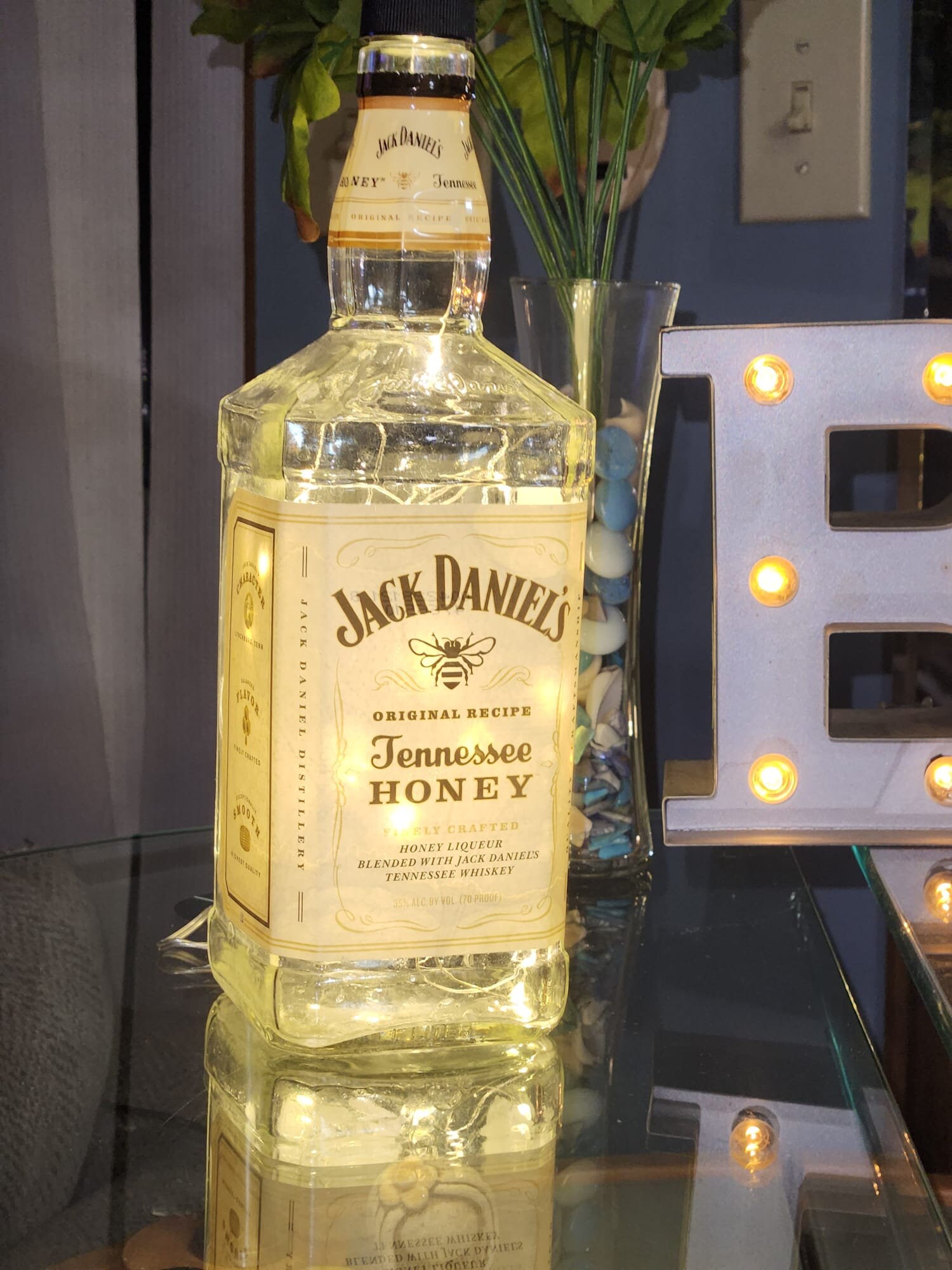 Jack Daniels Honey Bee Tattoo