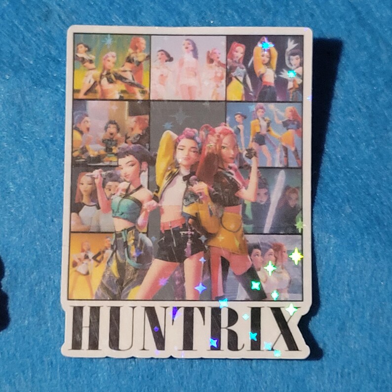 Kpop Demon Hunters Huntrix Sticker Pack - Etsy