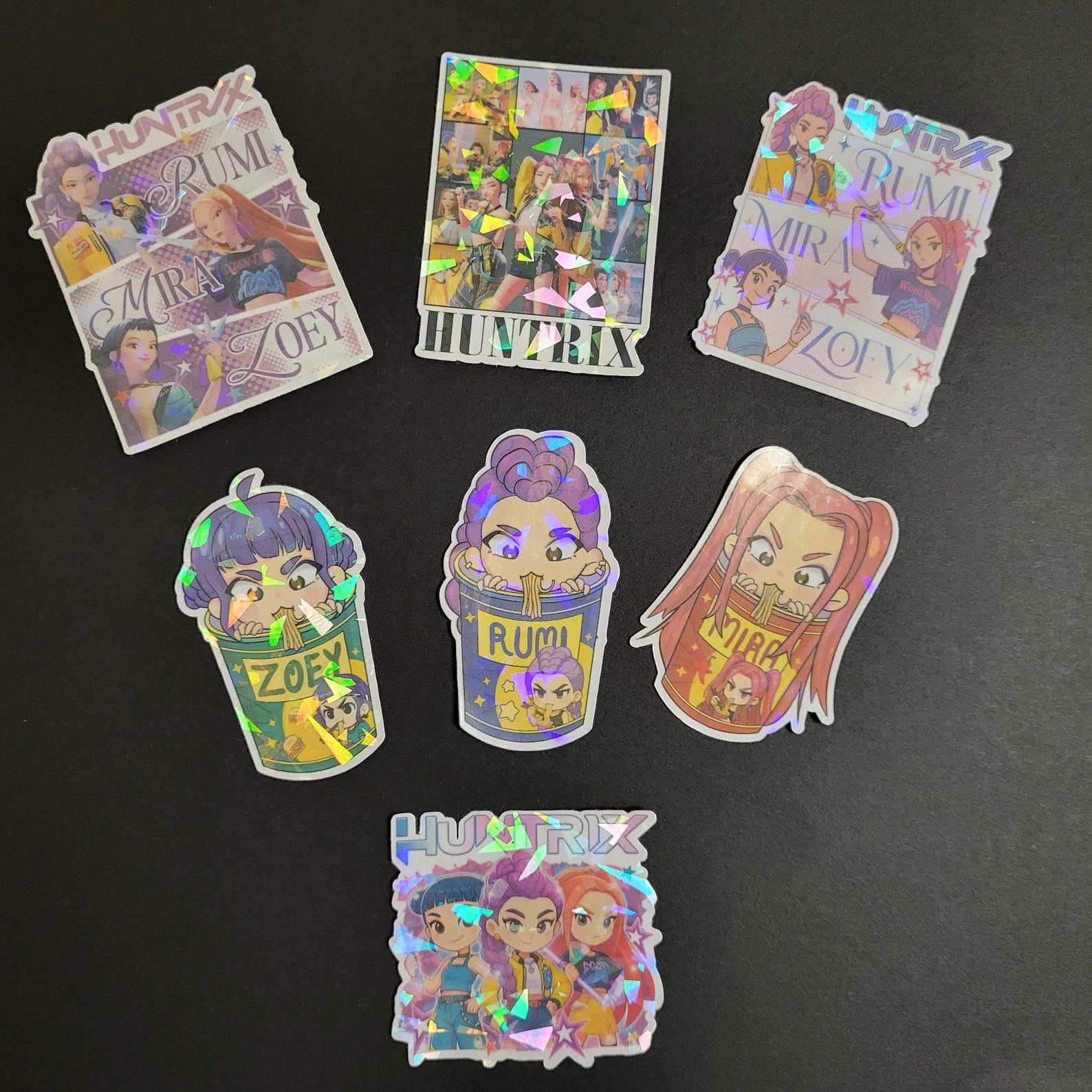 Kpop Demon Hunters Huntrix Sticker Pack - Etsy