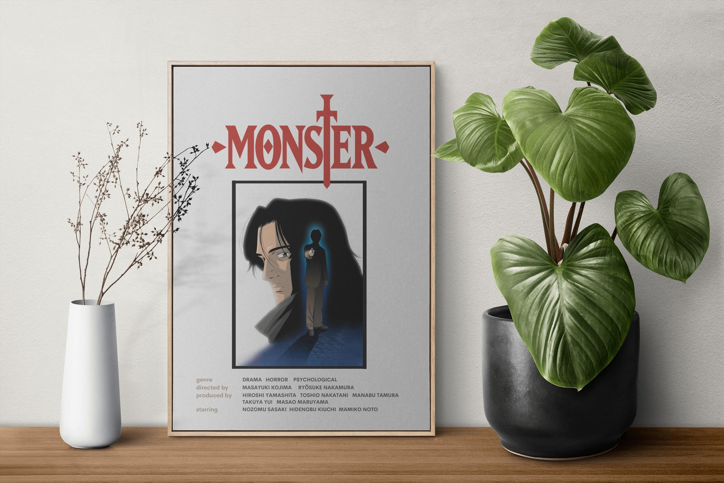 Monster Anime Poster, Anime Manga Poster Gift, Gift for Animelover ...