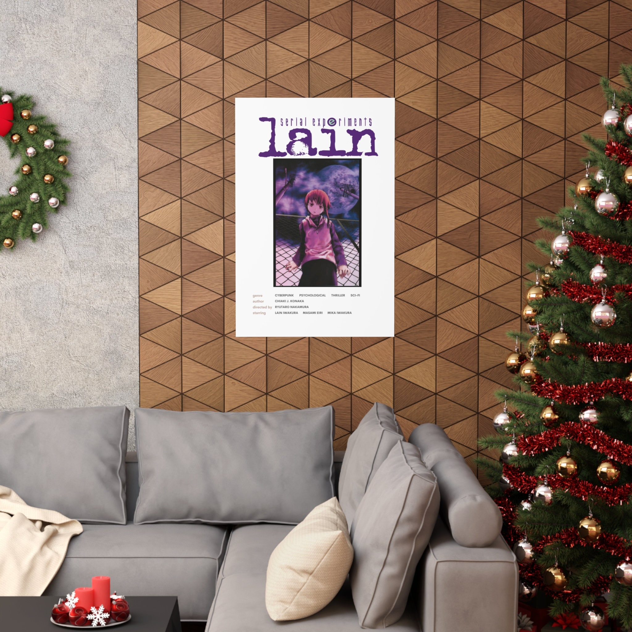 Serial Experiments Lain Anime Poster Anime Manga Poster Gift - Etsy