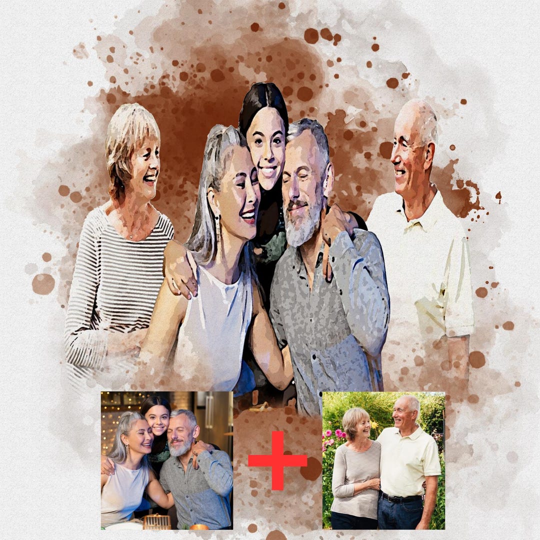 Realistic Merge of Different Photos, Add Deceased Loved One to Photo ...